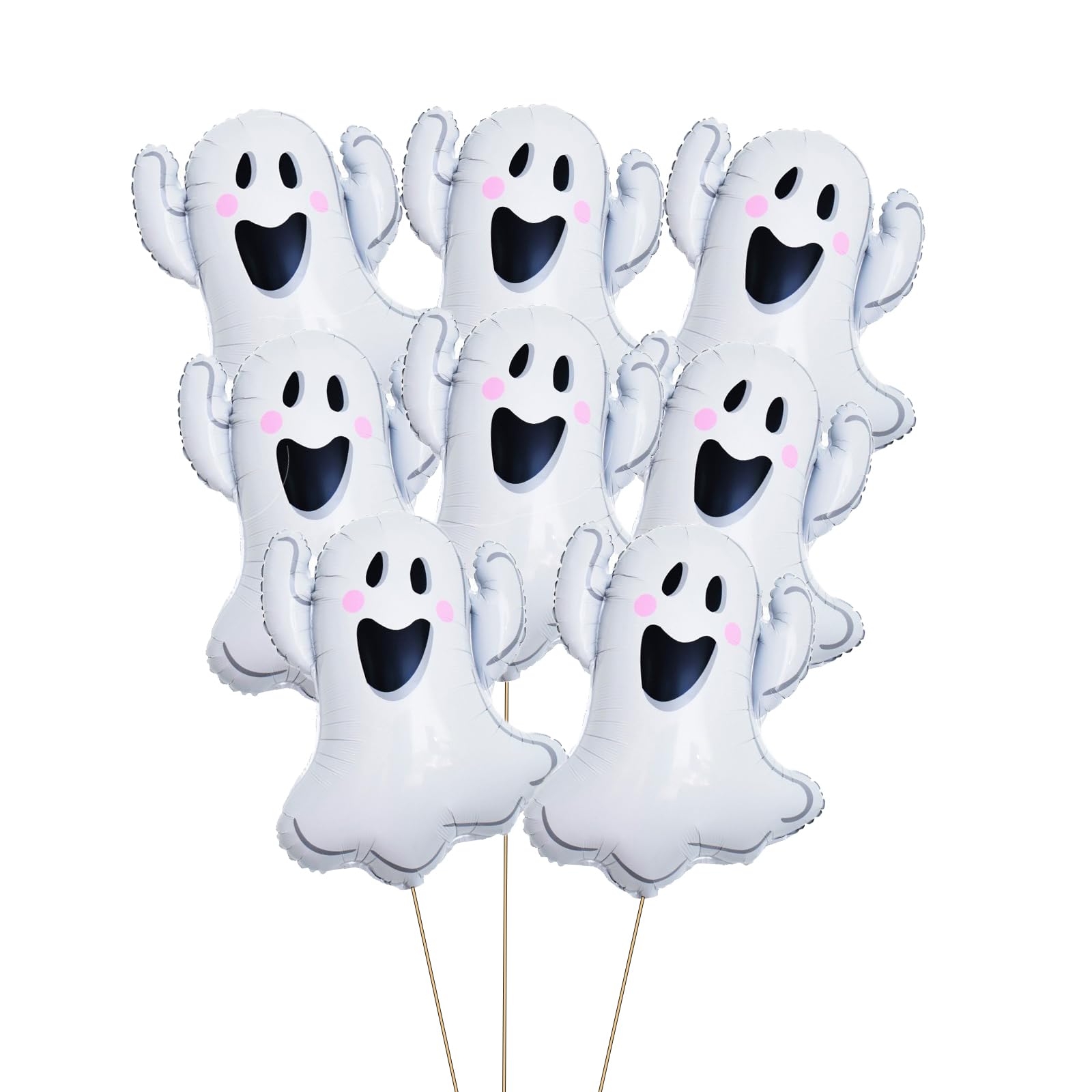 Amazon.com: 8 PCS Ghost Balloons White Ghost Halloween Balloons ...
