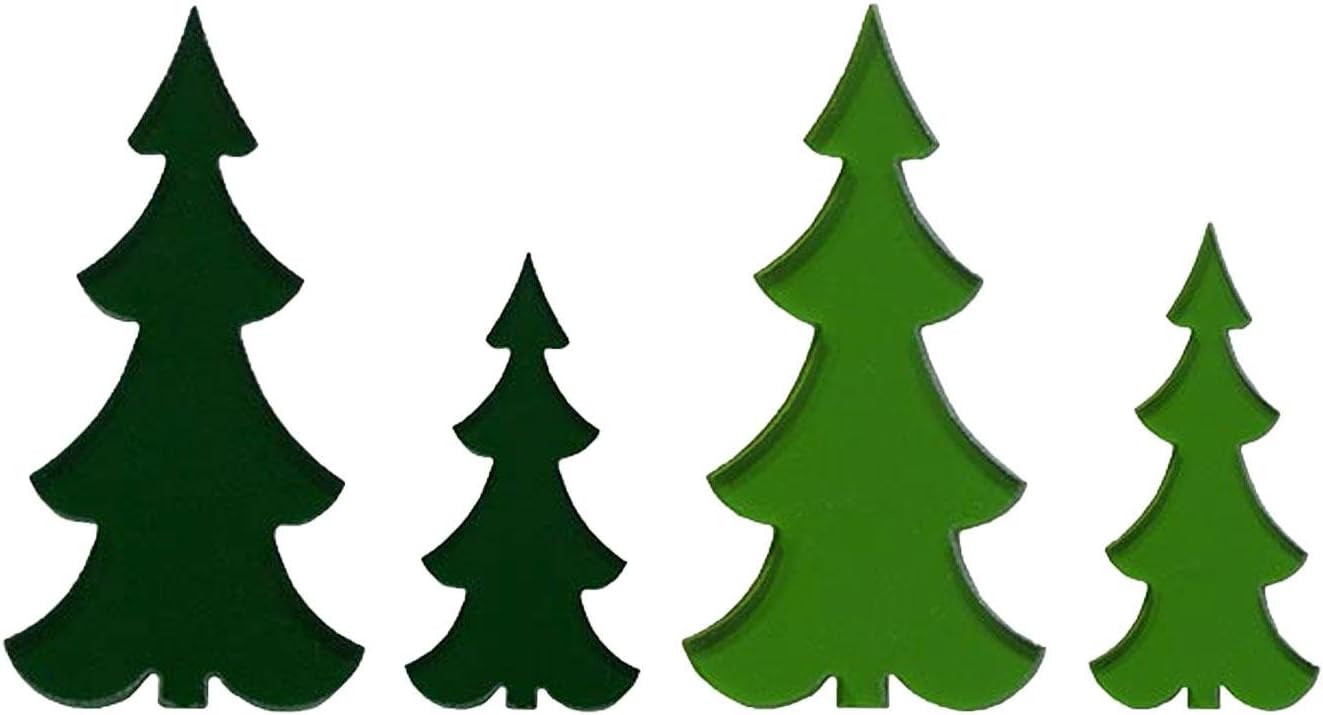 Amazon.com: Slim Trees Fusible Pre-Cut Assortment 4 Pack - 90 Coe ...