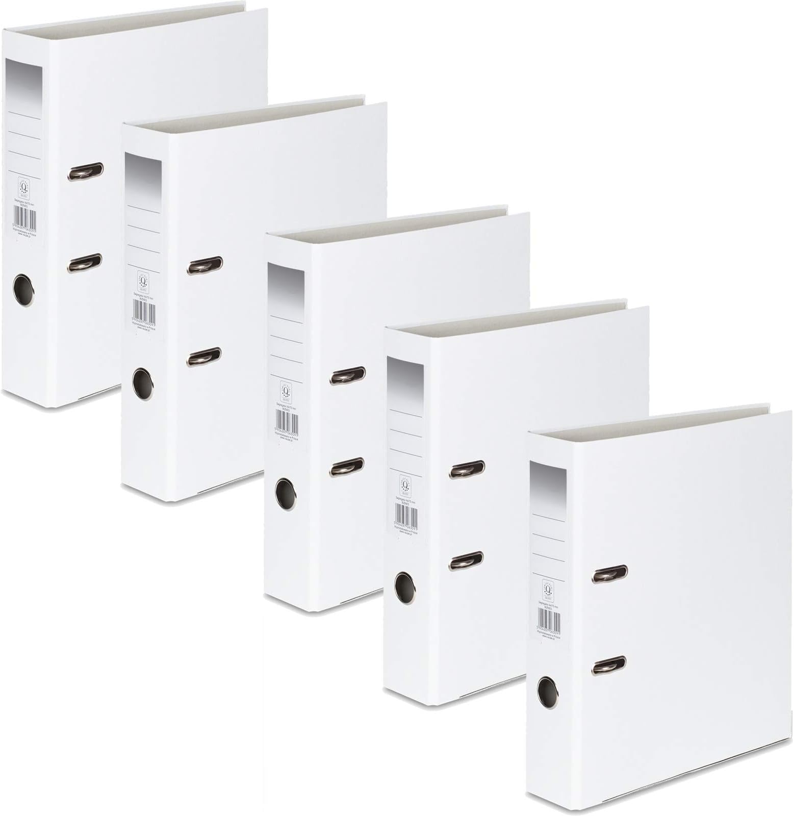 OFFICE CENTRE 10 x White A4 75mm Strong Premium Business Lever Arch ...