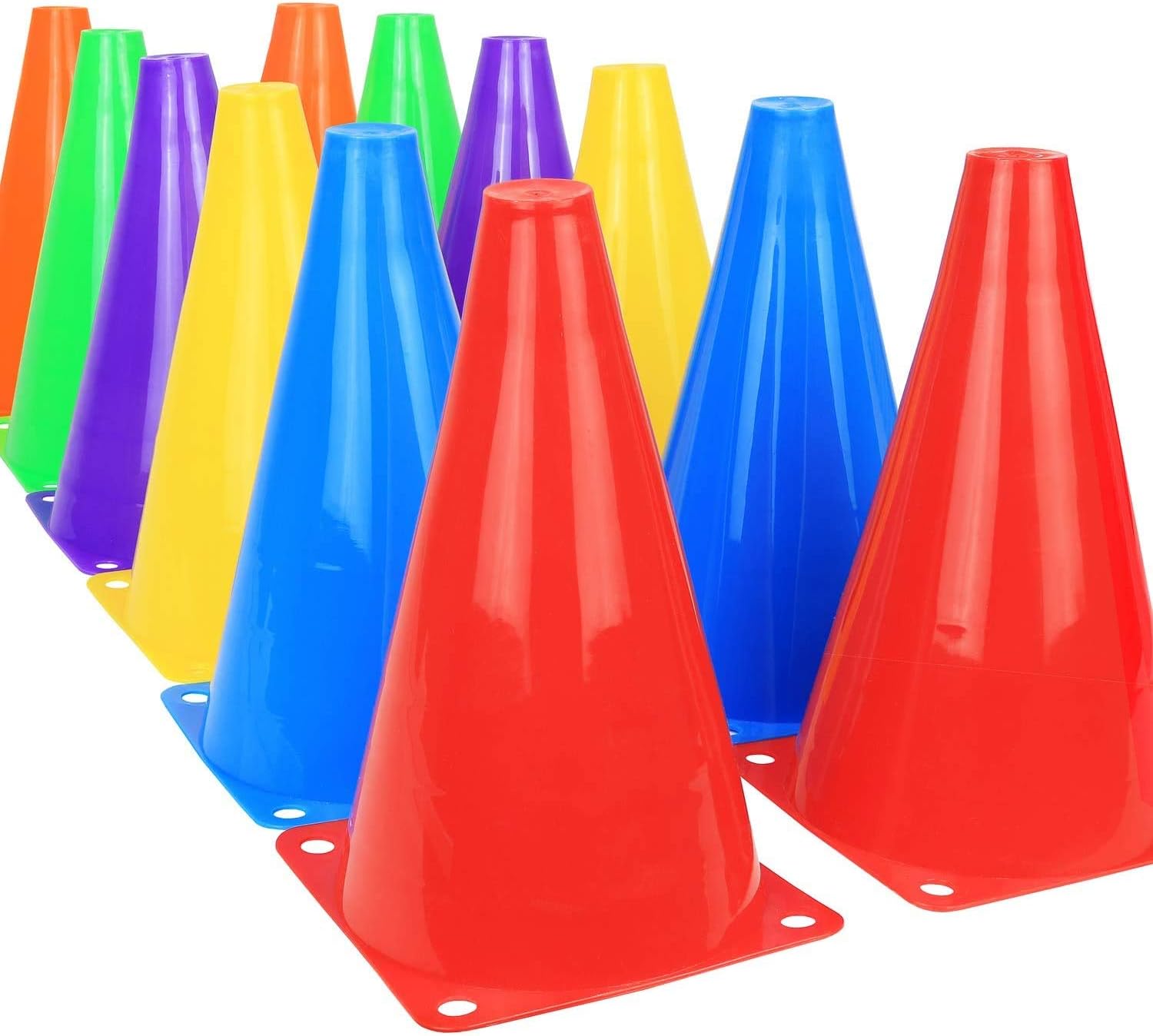 Dorsa Training Agility Cones, 50 pieces- Mix Color, Other, Multicolor ...