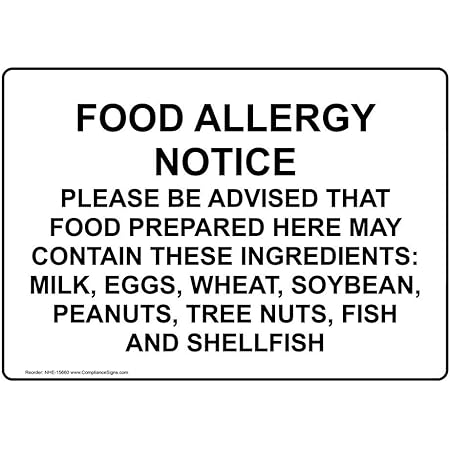 Amazon.com: ComplianceSigns.com Consuming Raw Or Undercooked Meats, Poultry, Safety Sign, 10x7 ...