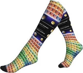 Amazon.com: DRTGEDS Periodic Table Of Elements Compression Socks For ...