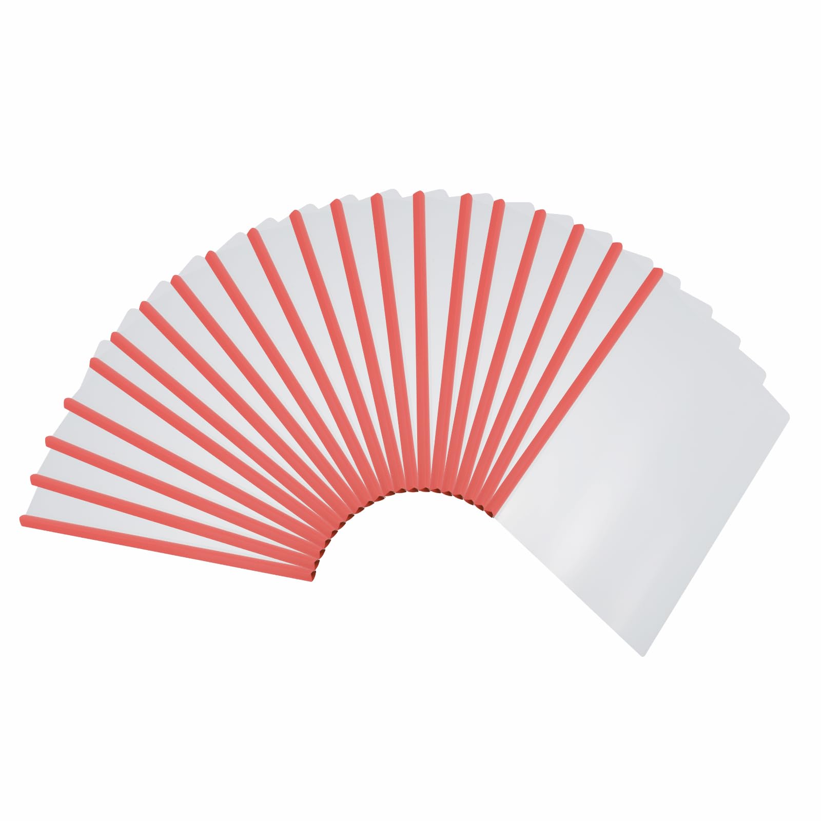 Amazon.com : PATIKIL Clear Report Covers with Sliding Bar, 20 Pcs 10mm ...