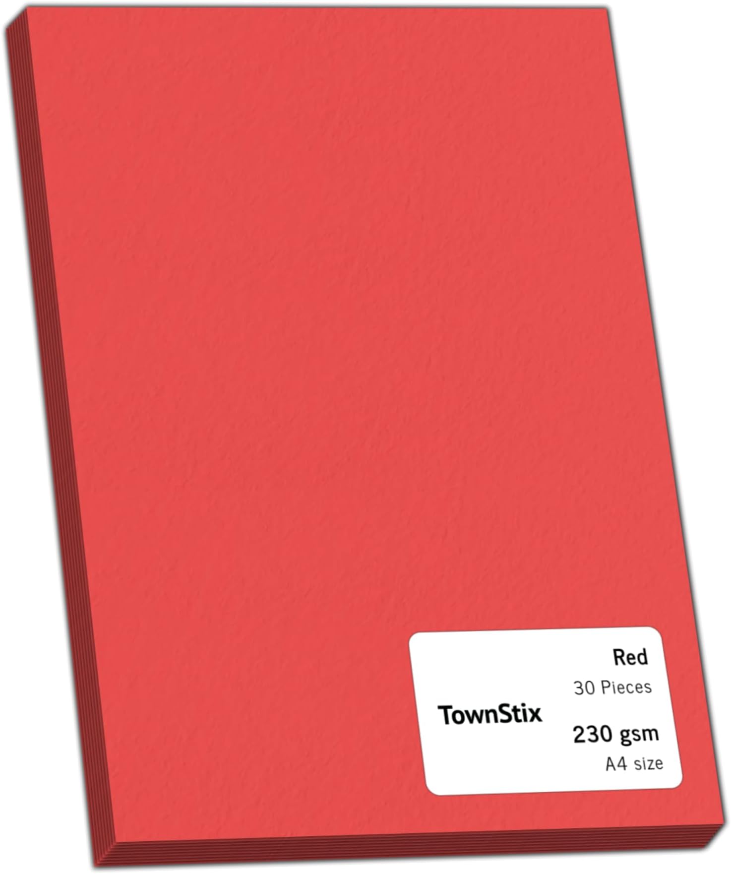 DEEP RED A4 Coloured Craft Card 160gsm x 50 Sheets : Amazon.co.uk ...