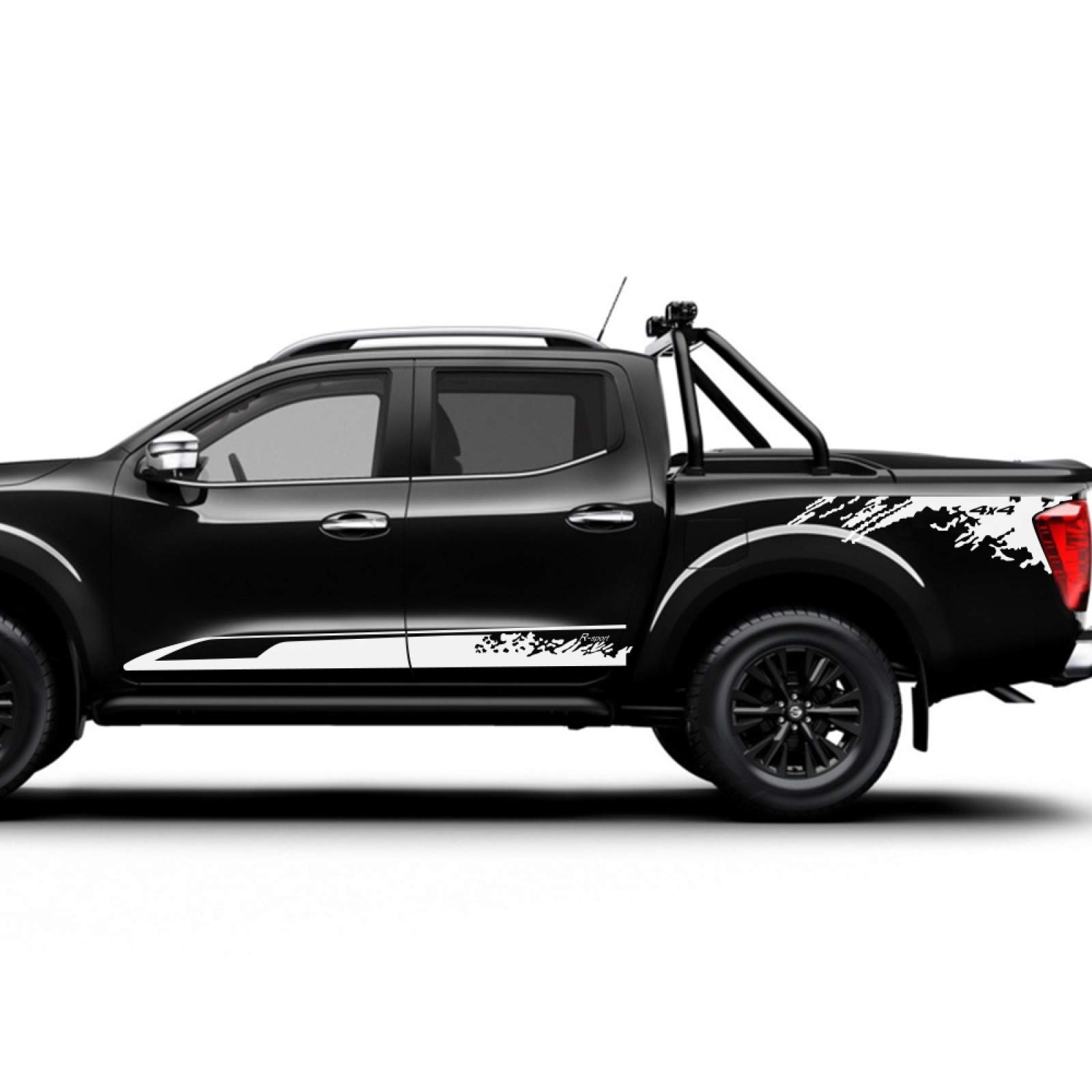 Car Side Skirt Sticker Stripe Decal For Nissan Navara Np300 ...