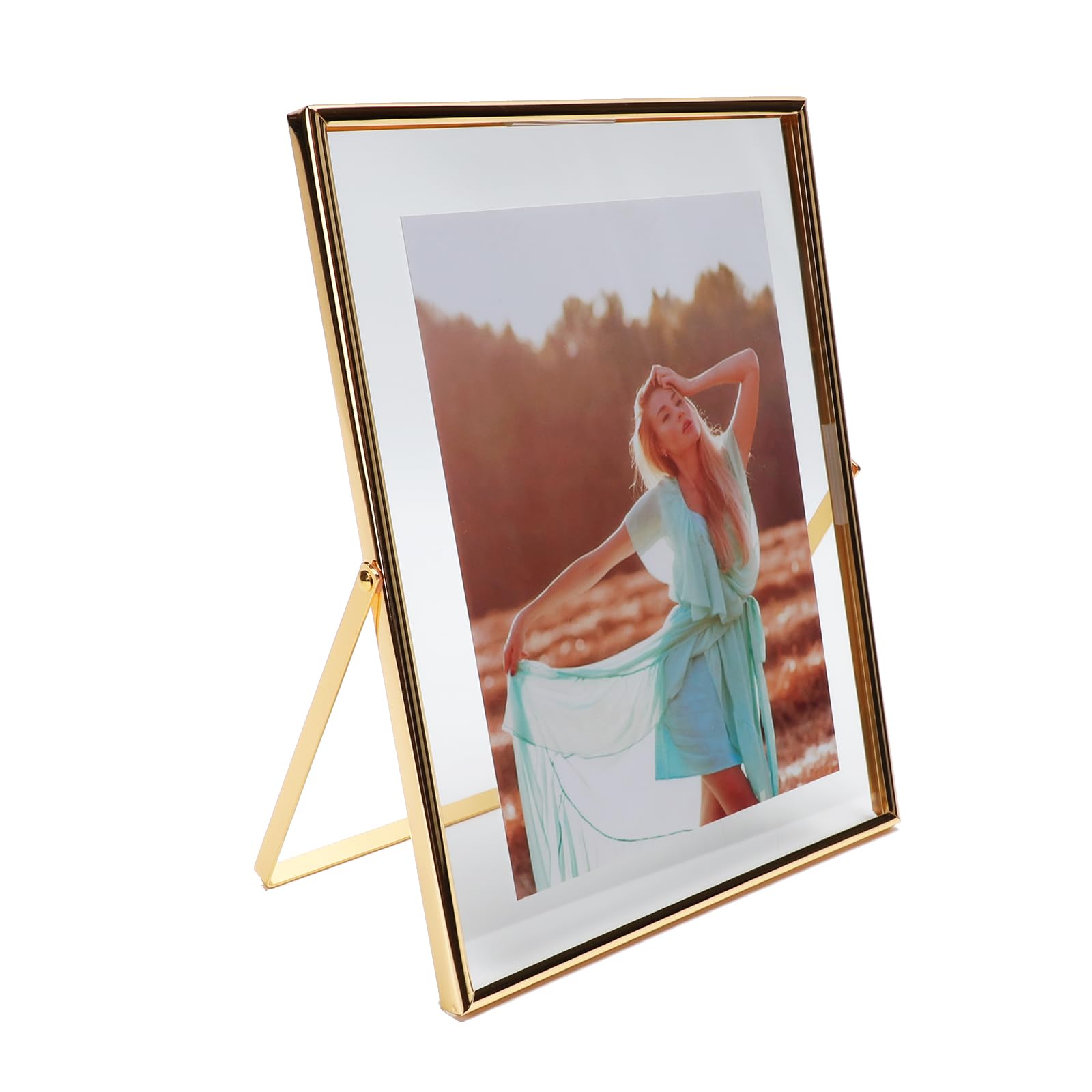 AhaGo Gold 8×10 Inches Floating Frame, For Picture 7x9, 6x8, 5x7 ...
