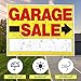 Amazon.com : 6pcs Garage Sale Signs with Stakes, 16x12in Double Sided ...
