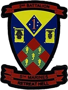Amazon.com: PatchOps Marine Corps 2nd Battalion 5th Marines PVC Tactical Morale Patches (2nd Bn ...