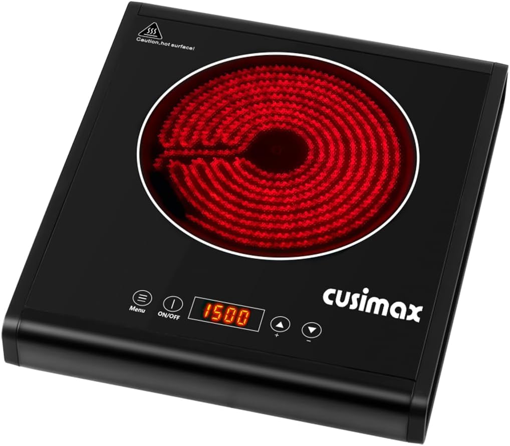 Amazon.com: VEXMAECY Portable Ceramic Cooktop Infrared Hot Plate ...