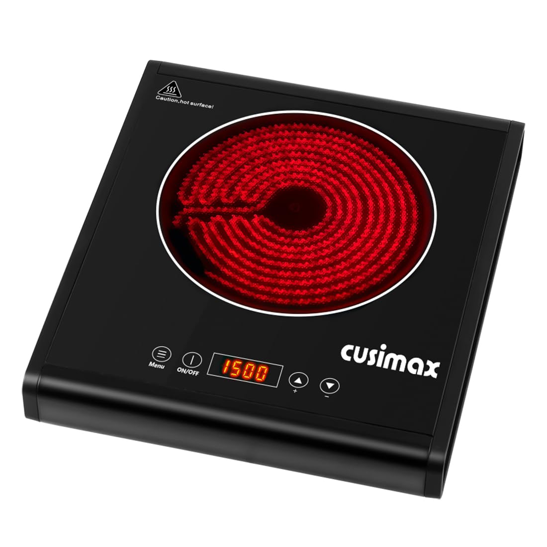 Amazon.com: CUSIMAX 1500W Hot Plate Electric Stove with LED Display ...