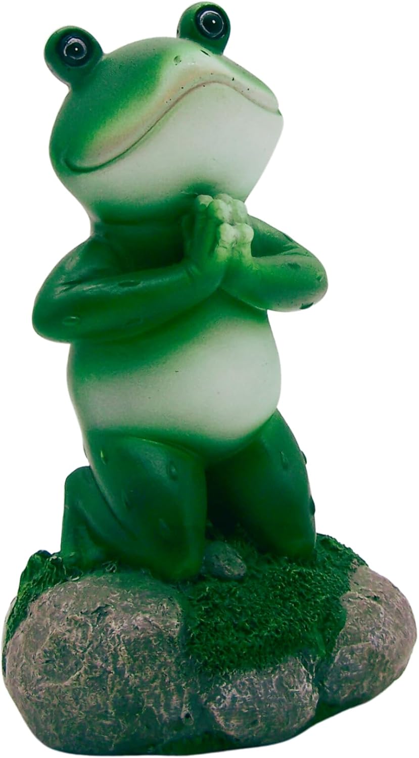 Amazon.com: Wowser Green Praying Frog Figurine - 5.25 Inches ...