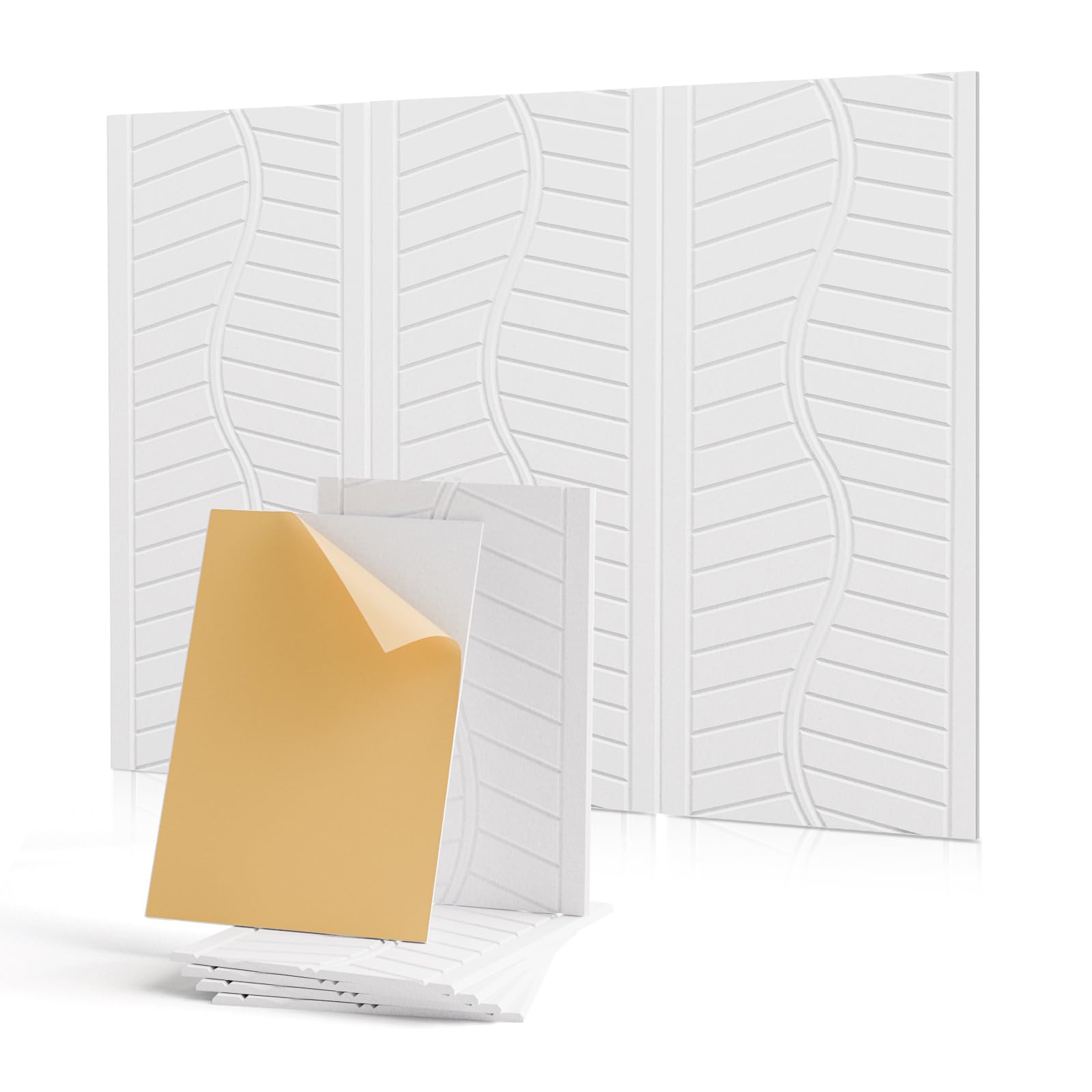 Amazon.com: Soundproof Wall Panels, Kuchoow Acoustic Wall Panels Self ...