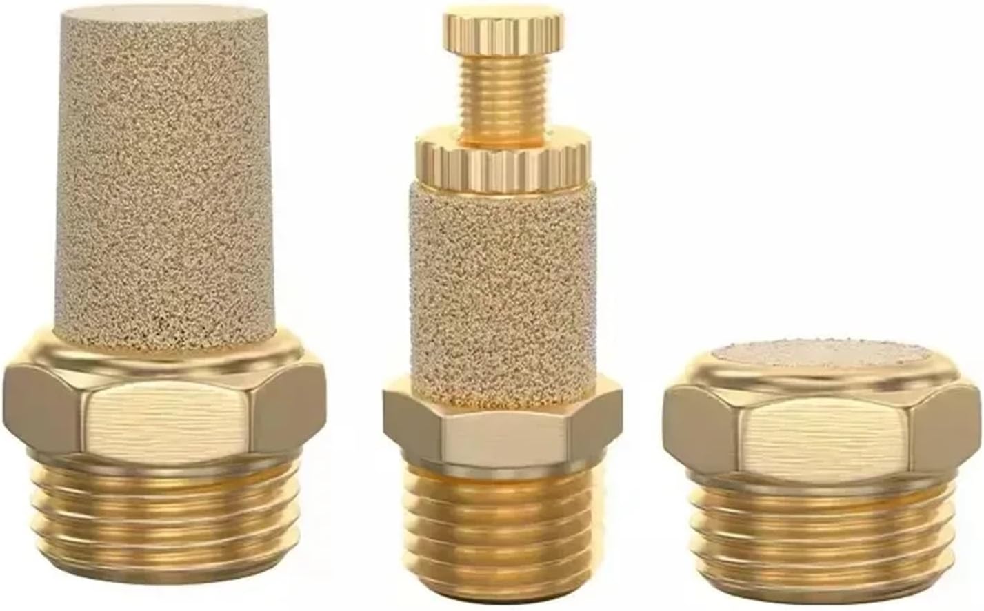 Solenoid valve tip pagoda type BSL muffler M5 BSL-01 BSL-02 copper ...