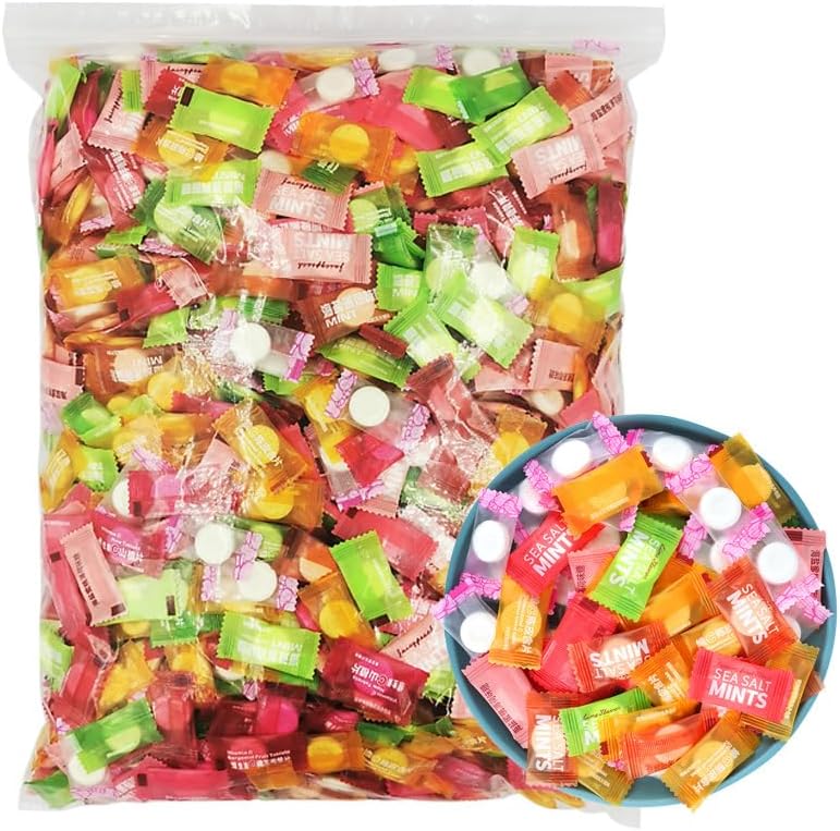 Amazon.com : Mint Hard Candy Fruity Flavor for Party Birthday Office ...