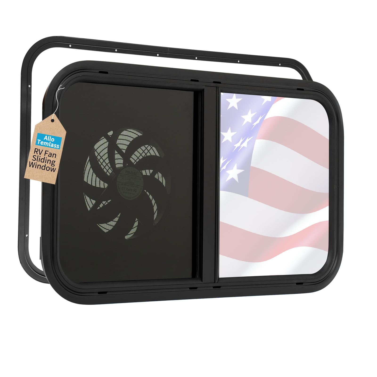 Amazon.com: RV Fan Sliding Window 28" W x 16" H | Horizontal RV Window ...