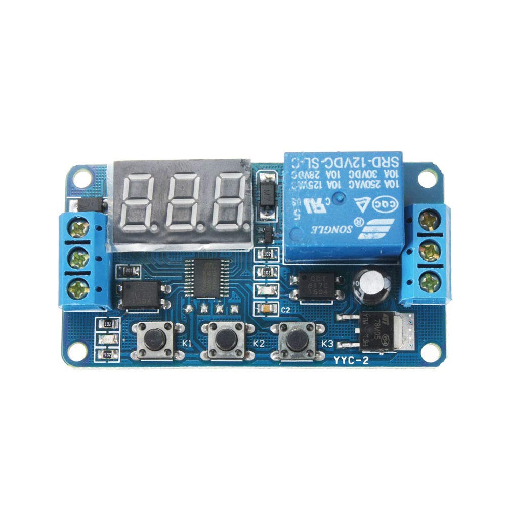Comidox 1Pcs Automation DC 12V Time Delay Relay Module LED Display ...