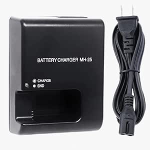 Amazon.com : MH-25 MH-25a Battery Charger for Nikon: EN-EL15 EN-EL15a ...