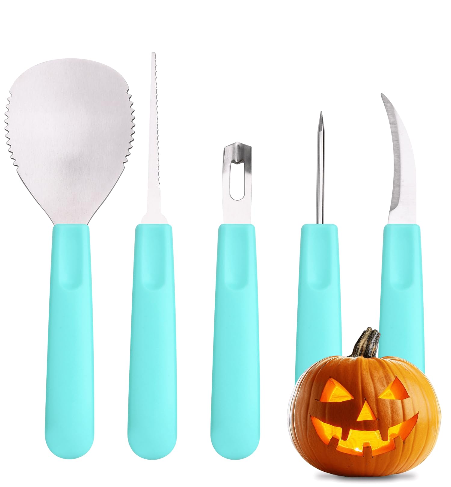 Amazon.com: Halloween Pumpkin Carving Kit Case - Complete Pumpkin ...