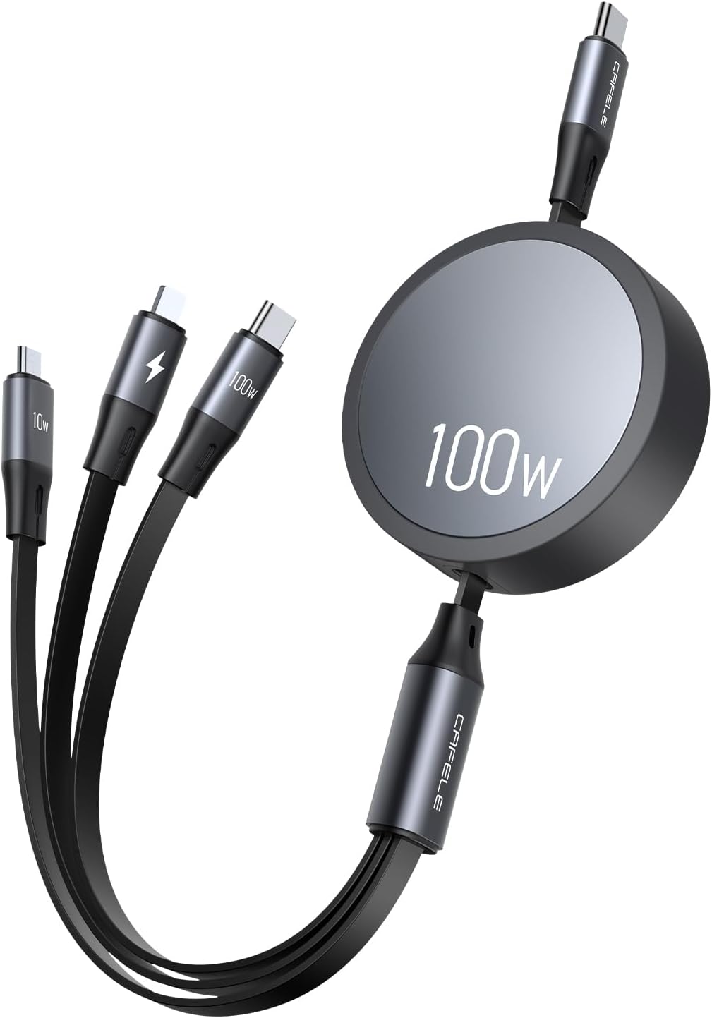 USB C 3 in 1 Einziehbares Ladekabel,CAFELE PD Schnelllade&Daten USB C Multi Ladekabel,Typ C ...