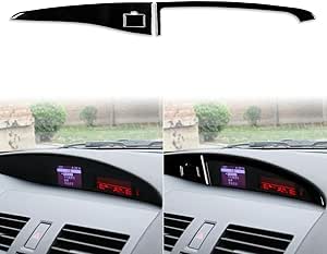 Amazon.com: Glossy Piano Black Car Dashboard Center Display Screen ...