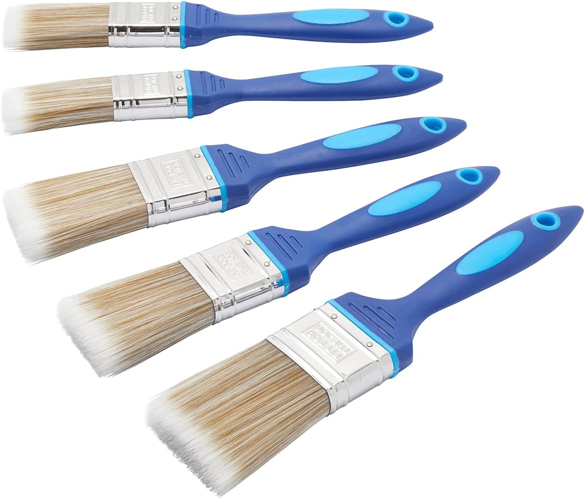 ProDec Contractor Painter's Dozen 12 Piece Paint Brush Set for a Smooth Finish with Emulsion ...