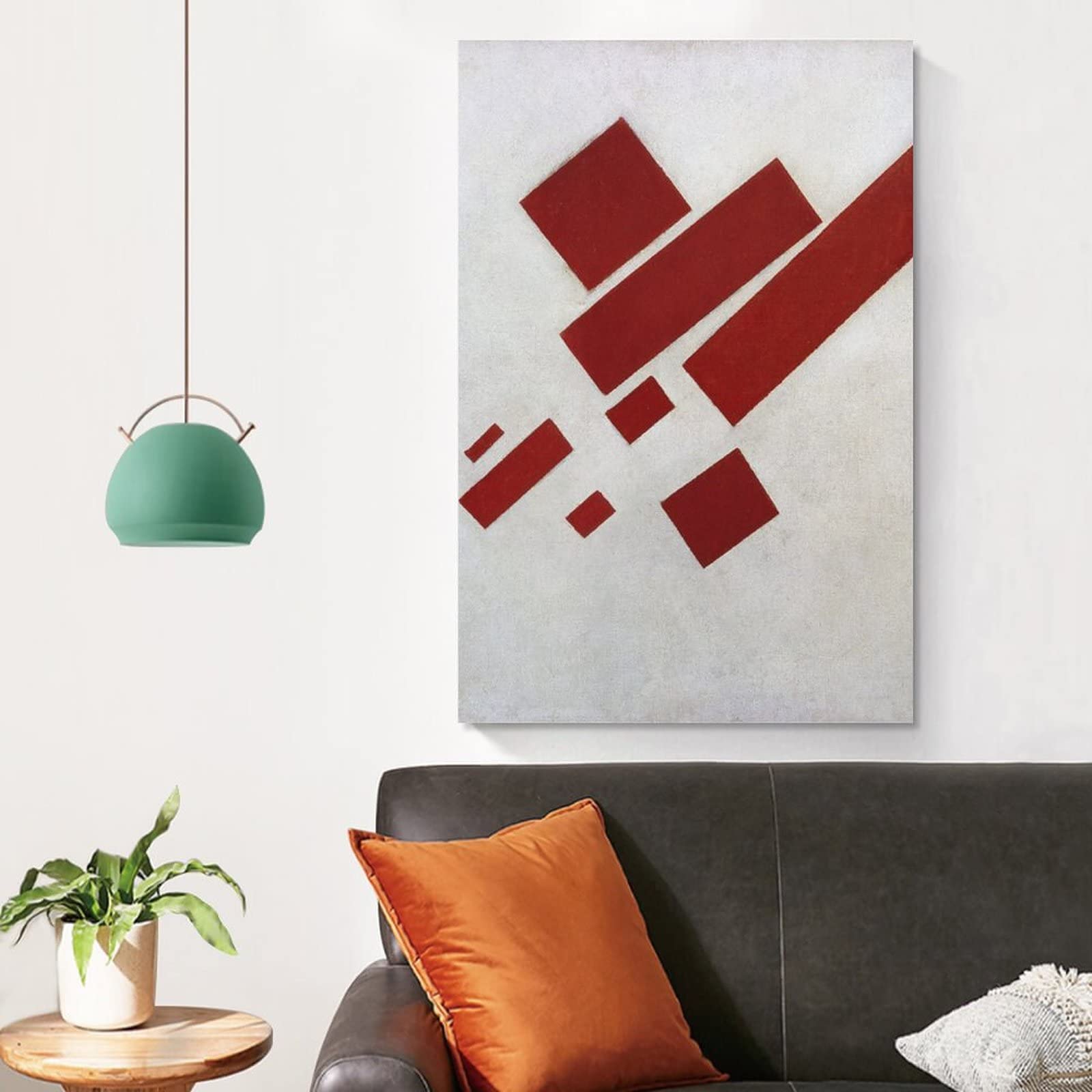 Malevich Eight Red Rectangles