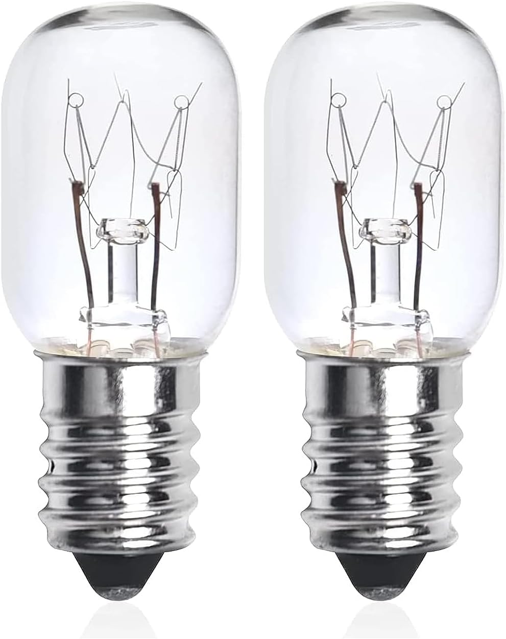 kanta Pack of 2-15W SES E14 Small Edison Screw Light Bulbs, Halogen ...