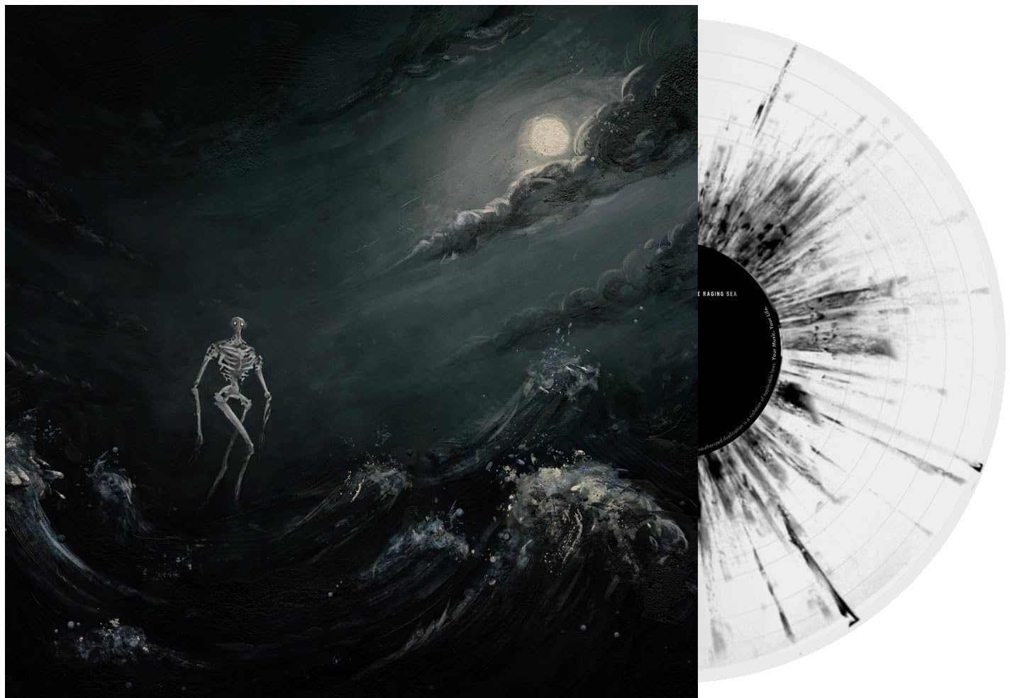 Amazon.com: Into The Raging Sea - White & Black Splatter: CDs & Vinyl