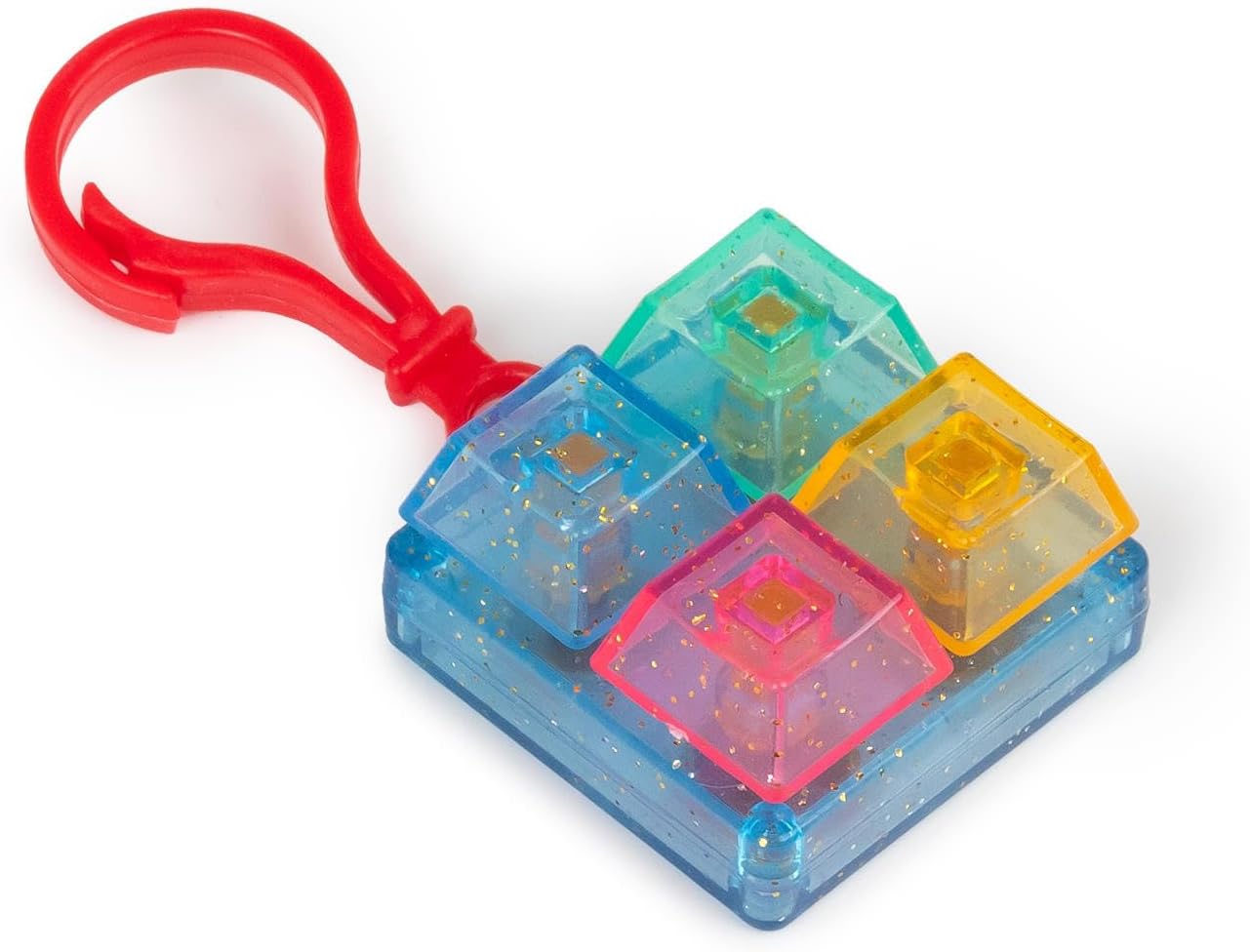 HGL GLITTER CLICKER KEYCHAIN - Ultimate Fidget Toy : Amazon.co.uk: Toys ...