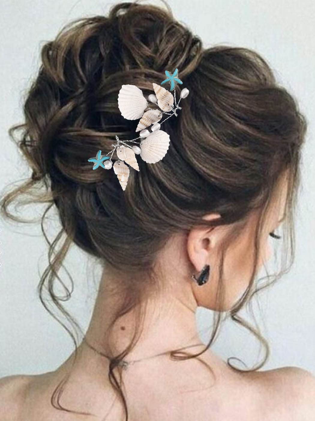 Amazon.com : Brishow Seashell Hair Pins Starfish Hair Clip Beach ...
