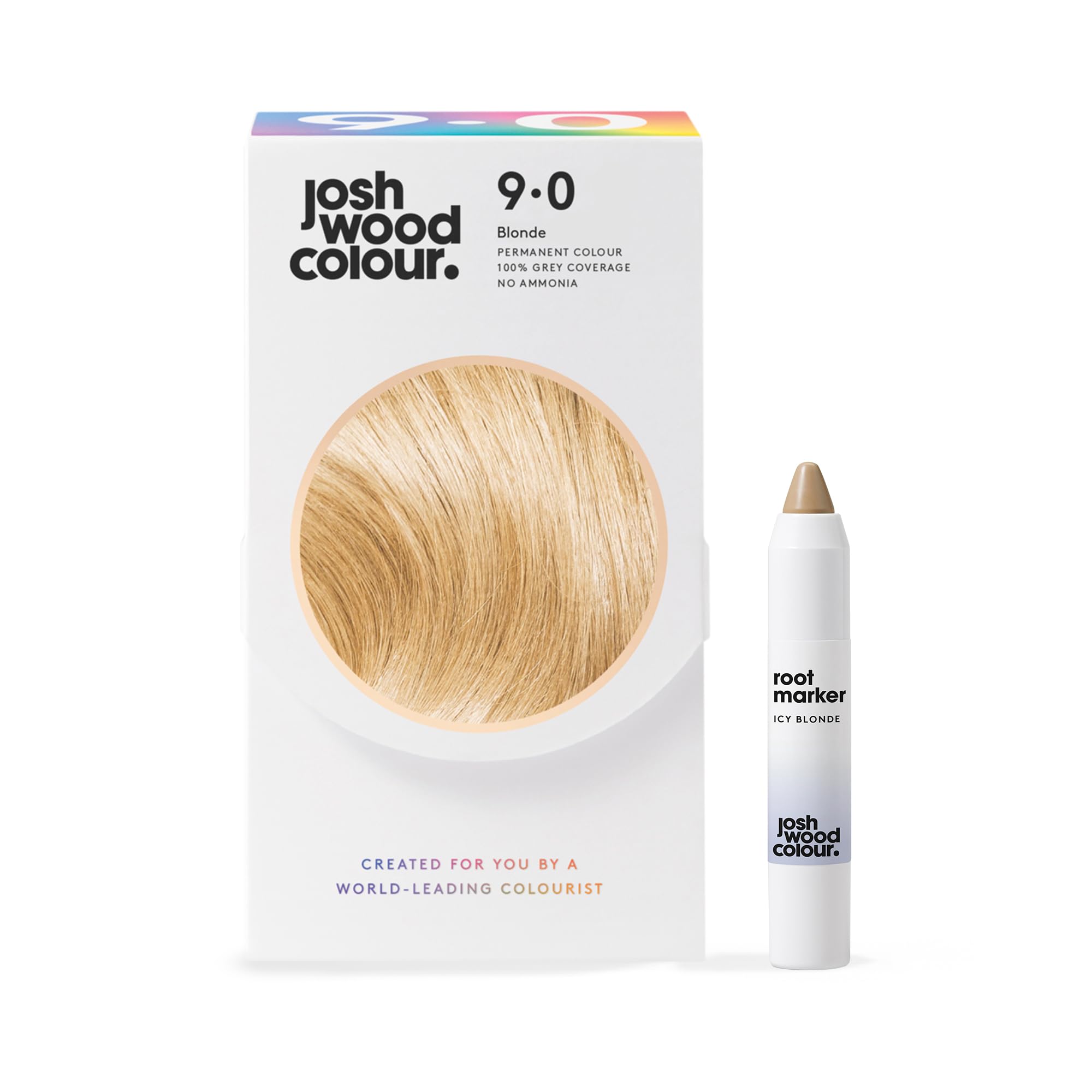 Josh Wood Permanent Colour 9.0 + Icy Root Marker : Amazon.co.uk: Beauty