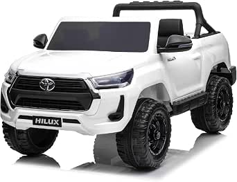 Amazon.co.jp: Toyota HILUX HL860 Hilux 2-Seater Large RC Toy (White ...