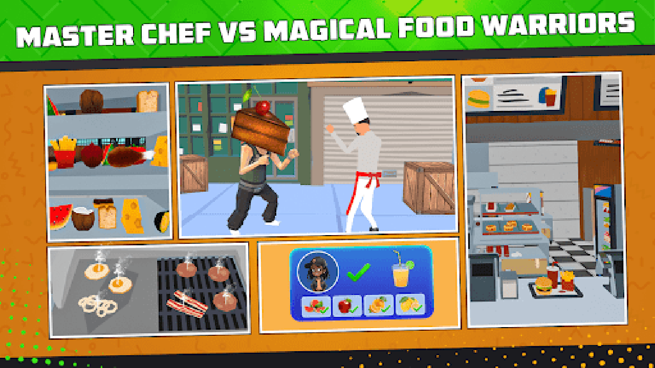 Chef vs Veggies: Fighting Game-Amazonアプリストアのアプリ