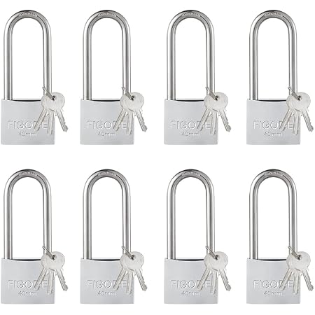 SEDORTI 12-Pack Keyed Alike Locks with Key# 44123, Solid Brass Padock ...