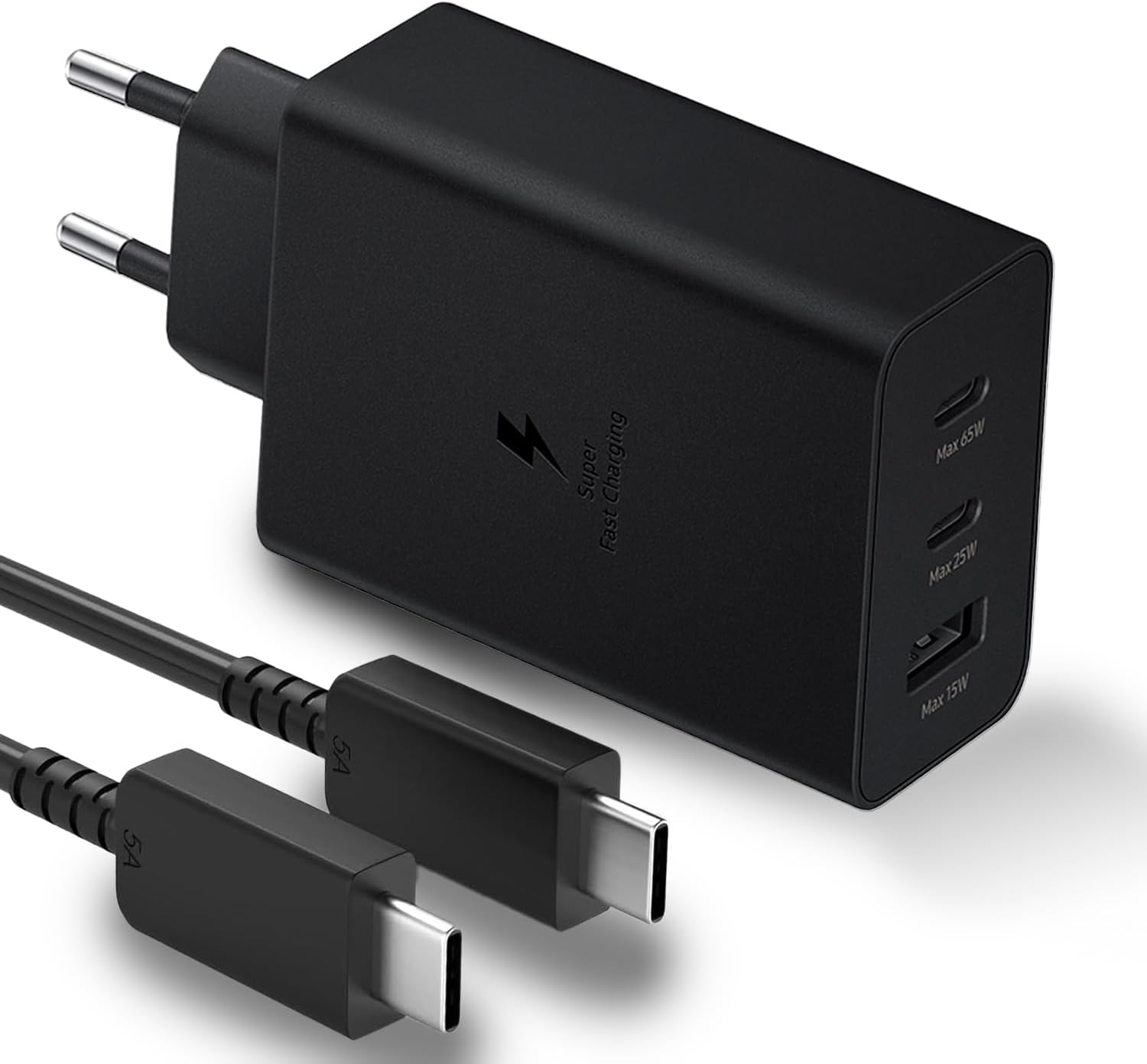 65W USB C Schnellladegerät für Samsung Galaxy S25 Ultra,S25+,S24 Ultra ...