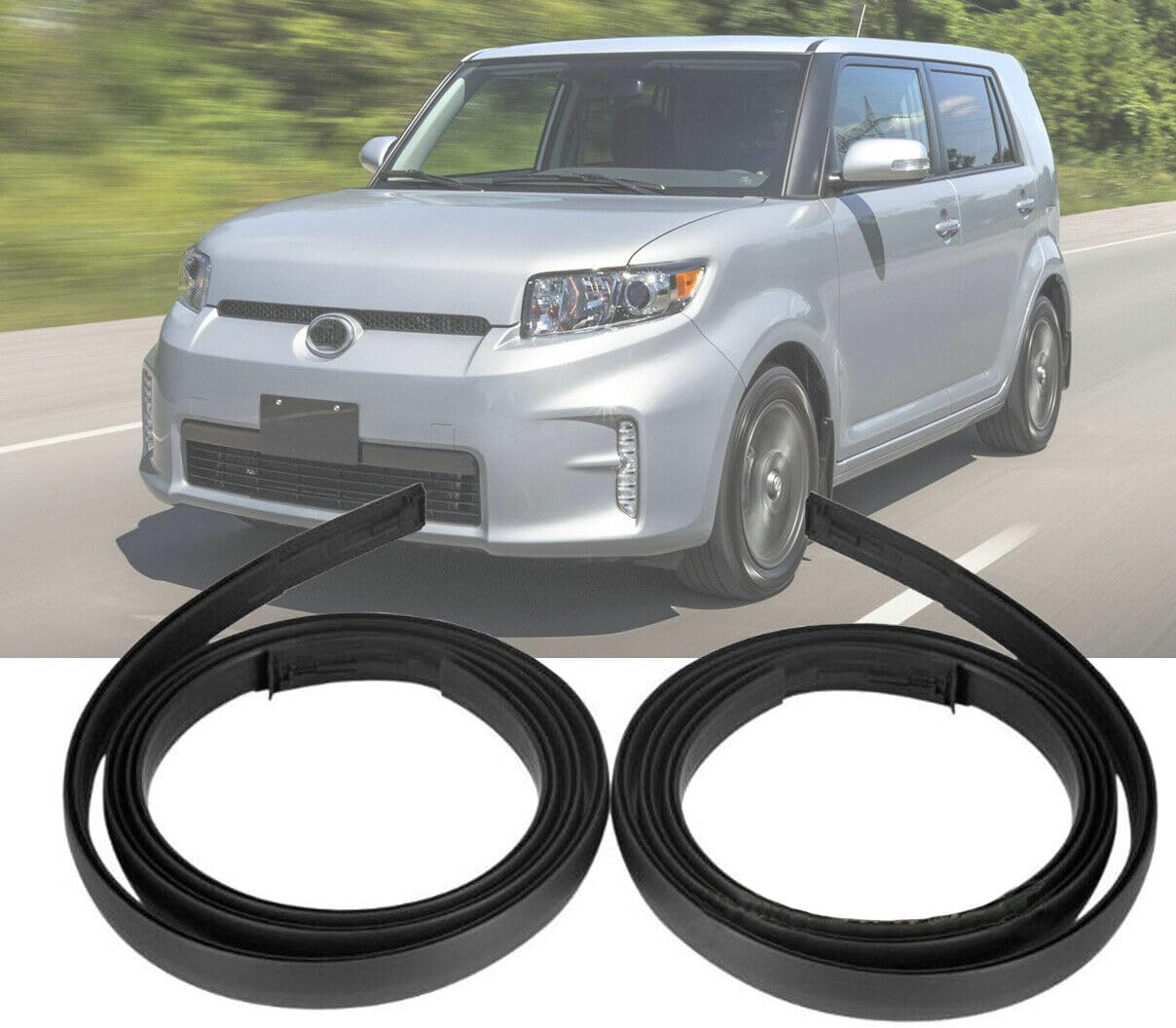 Amazon.com: 1Pair Roof Molding Drip Weatherstrip Car Roof Moulding Trim ...