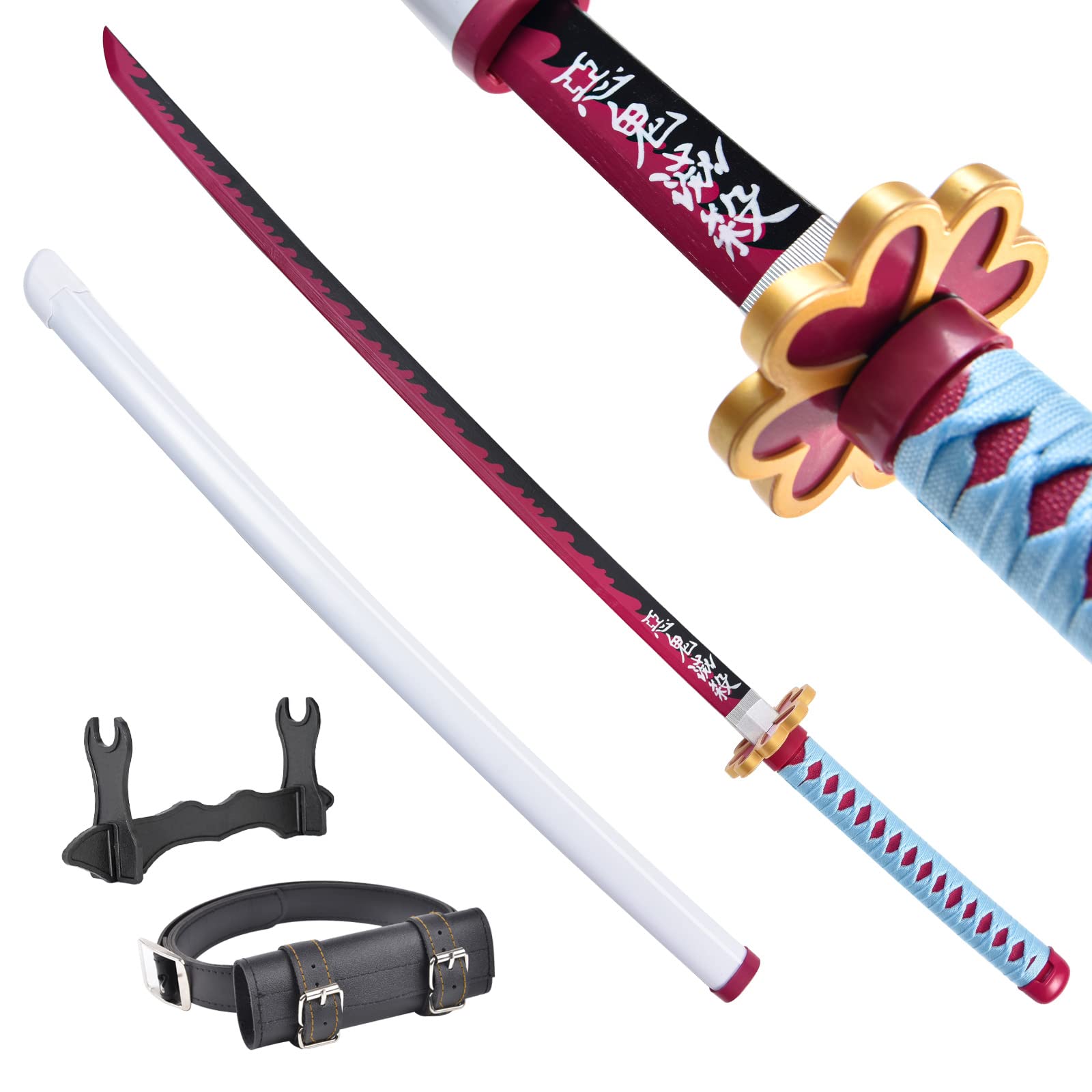 Demon Slayer Sword Anime Sword 41inch - with Belt - Zenitsu Sword ...