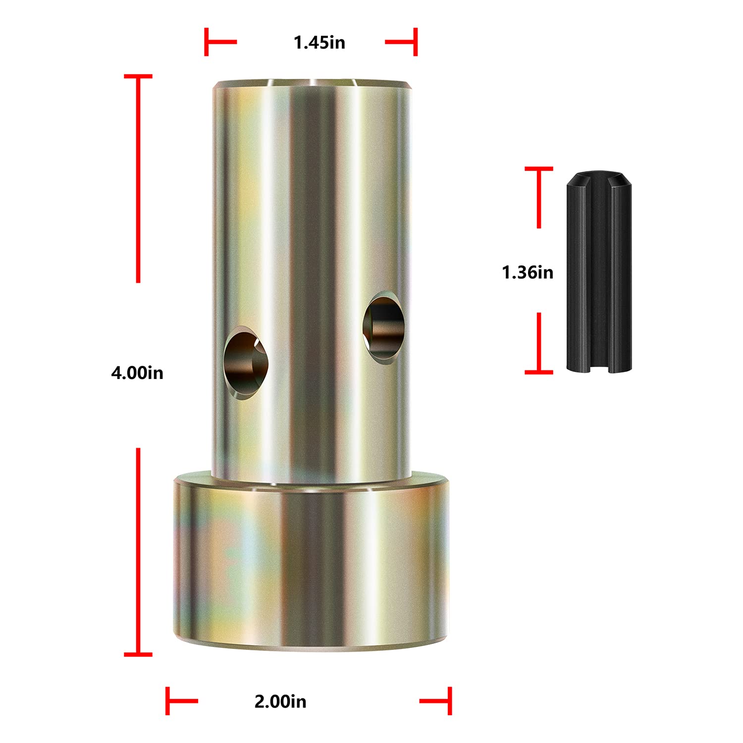Snapklik.com : 2-Pair Cat 1 Quick Hitch Adapter Bushings Set For ...