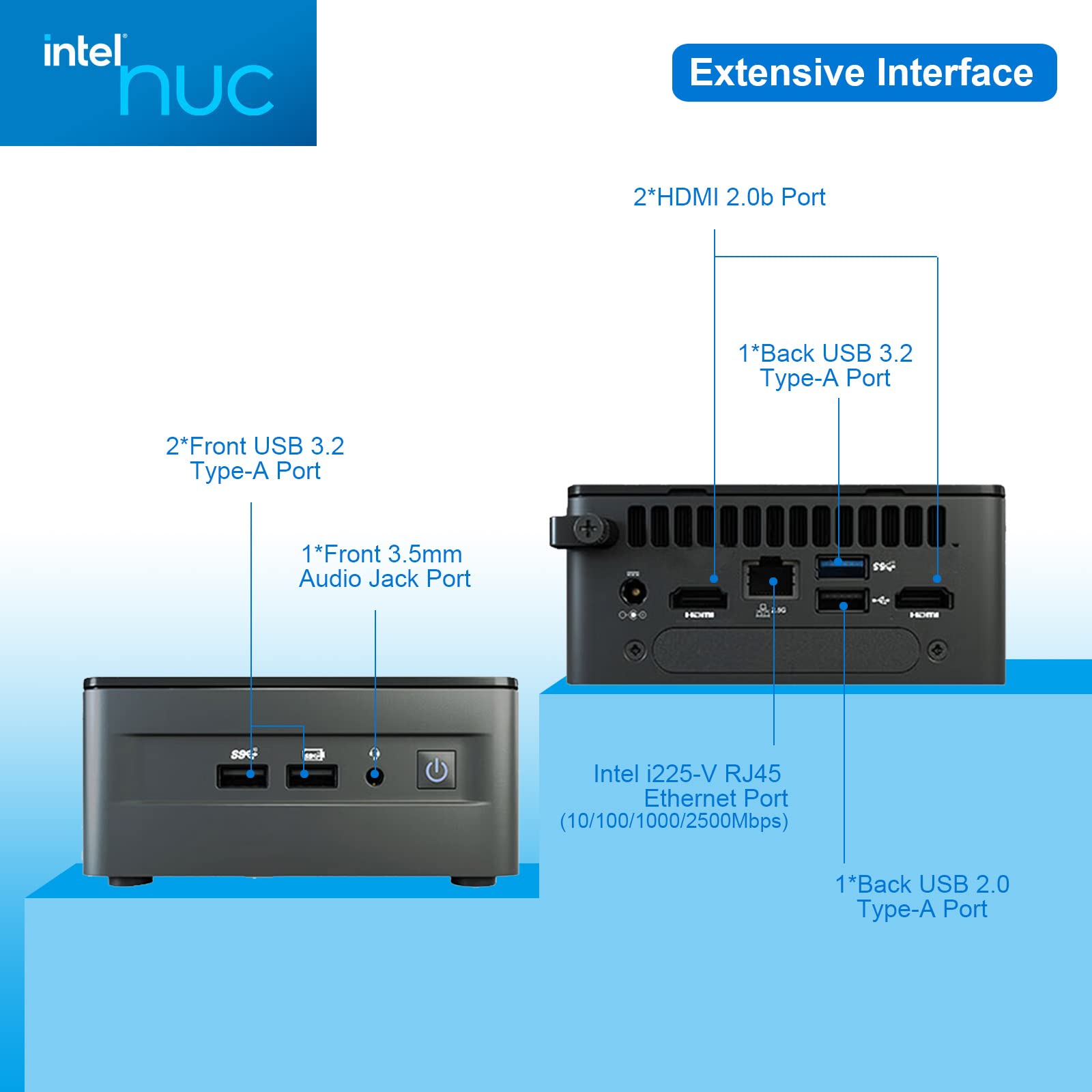 Snapklik.com : Intel NUC NUC12WSHI7 Mini PC/HTPC,Windows 11 Mini ...