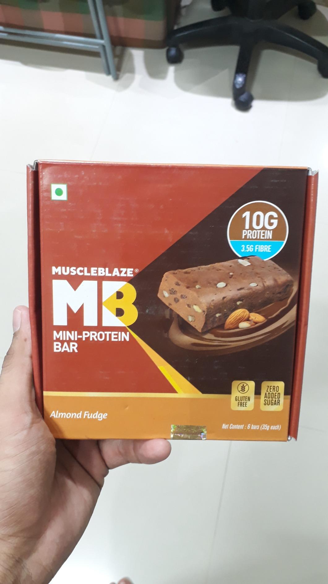 MuscleBlaze Protein Bar (10g Protein) Energy bars, 6 Piece(s)/Pack ...