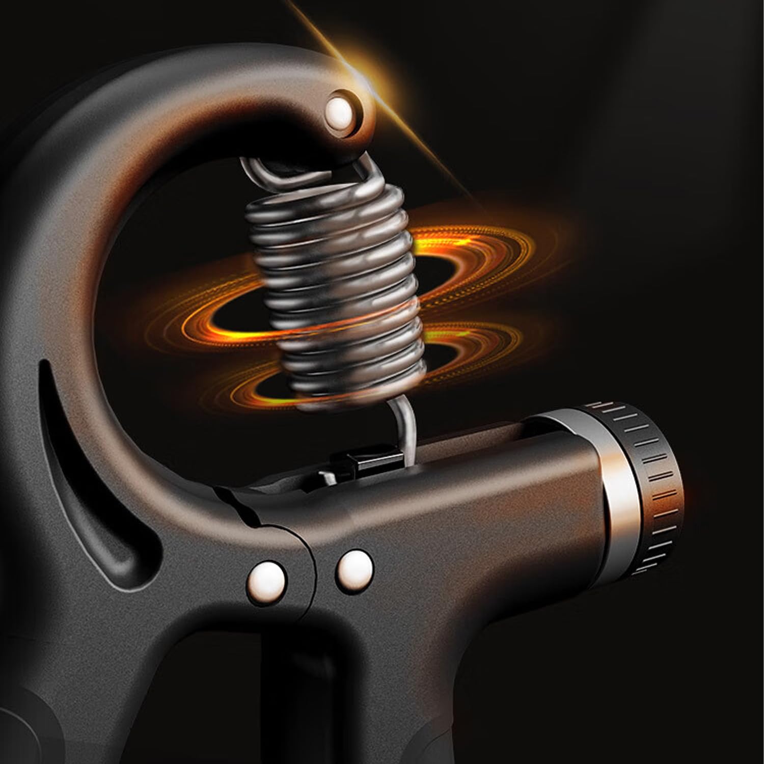Snapklik.com : Grip Strengthener 1 Pack Orange Rubber Hand Trainer ...
