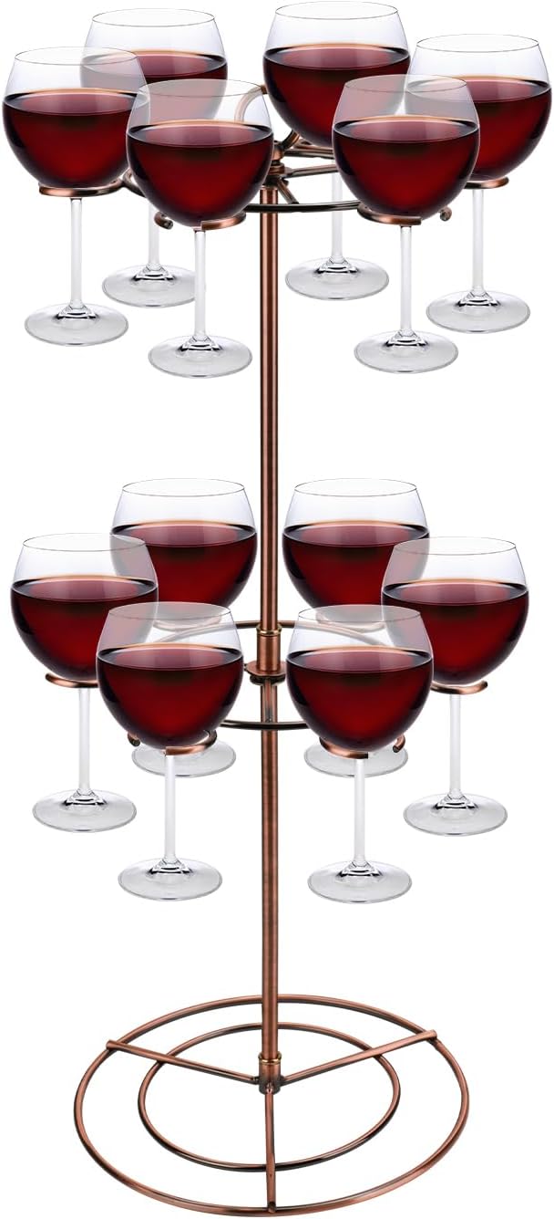 Amazon.com: Cocktail Tree Stand, Wine Glass Flight Tasting Display For ...