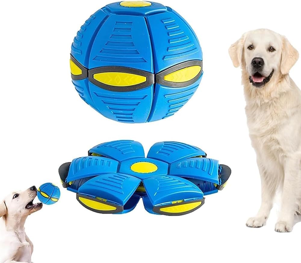 Pet Supplies : UFO Magic Ball, Flying Toys Creative Fly Saucer Stomp ...