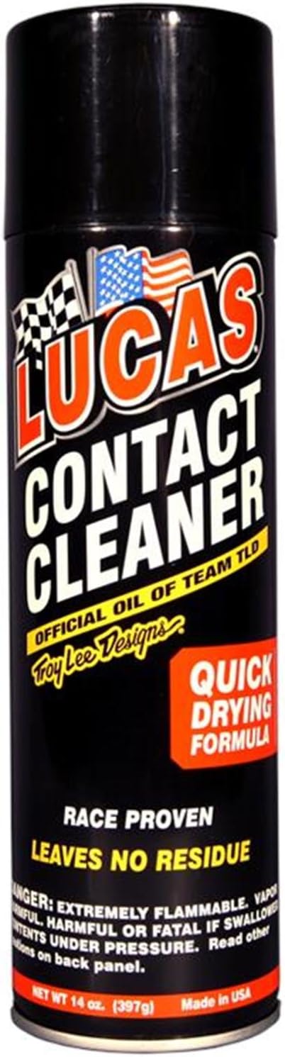 Amazon.com: Lucas Oil 90799/10799; Lucas Contact Cleaner 14Oz Cle Made ...