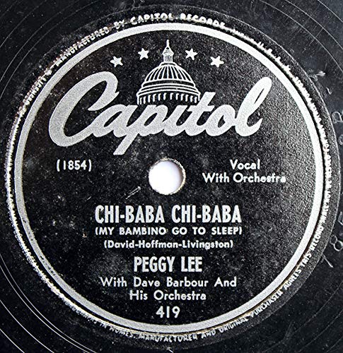 Amazon.com: Chi-Baba Chi-Baba/Ain'tcha Ever Comin' Back 10" 78 RPM: CDs ...