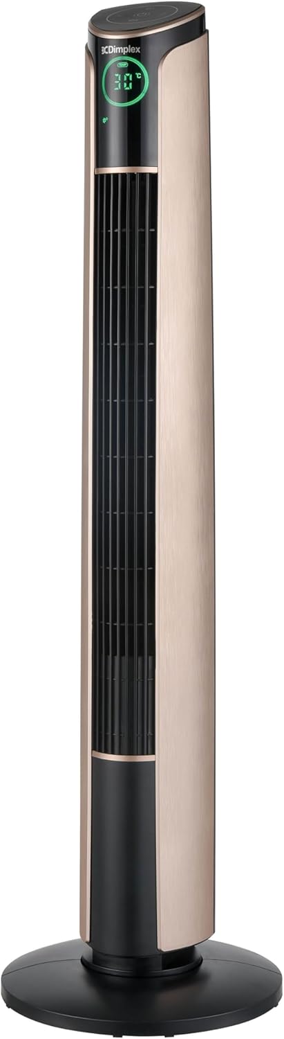 Dimplex Ion Fresh Cooling Tower Fan - Copper, 70° Oscillation, 3 Speeds ...