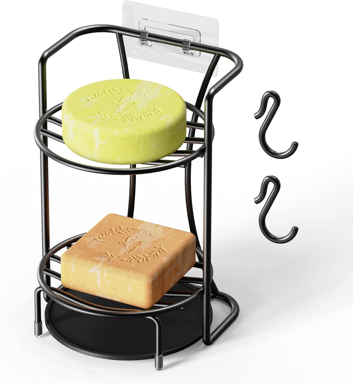 Amazon.com: NiHome Soap Holder with Efficient Drainage 2-Tier, Shampoo ...