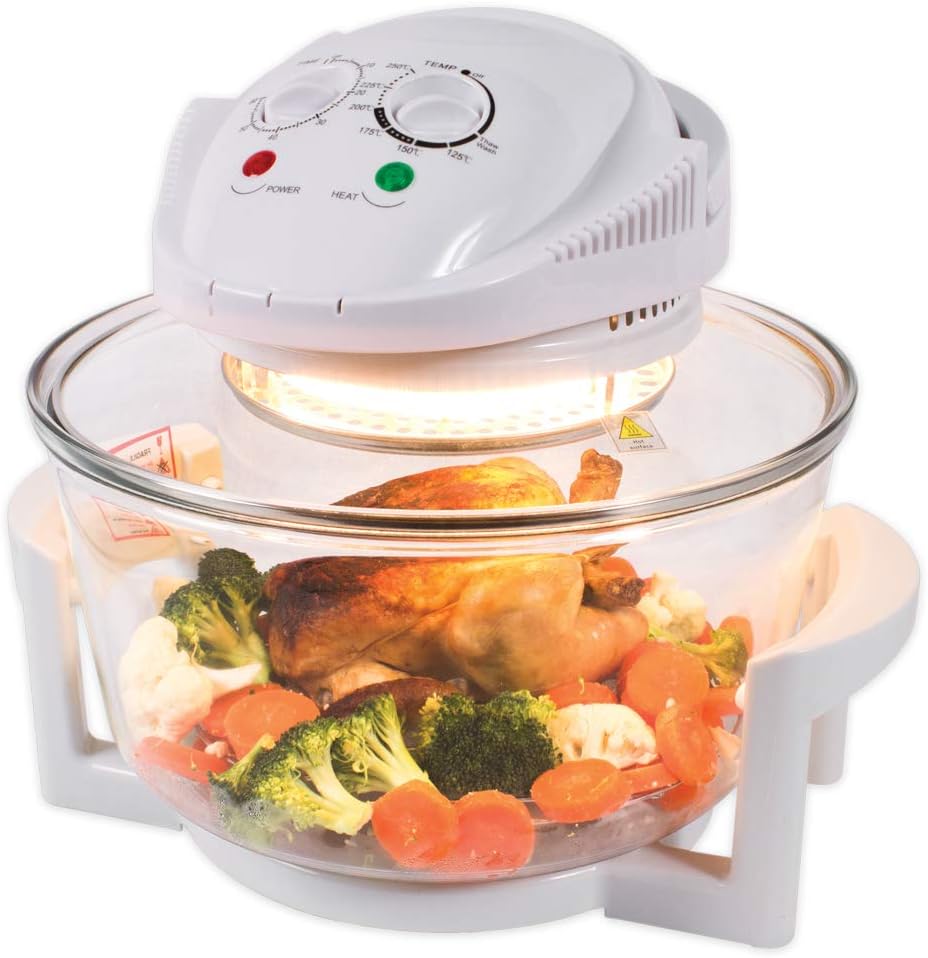 Quest 43890 12 Litre Halogen Oven/Low Fat, Multi-Function Oven ...