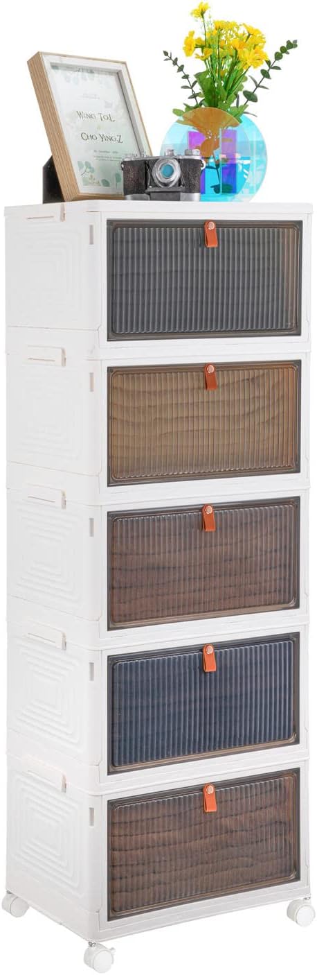 Amazon.com - MUMUPACK 23Qt Plastic Storage Cabinets with Doors ...