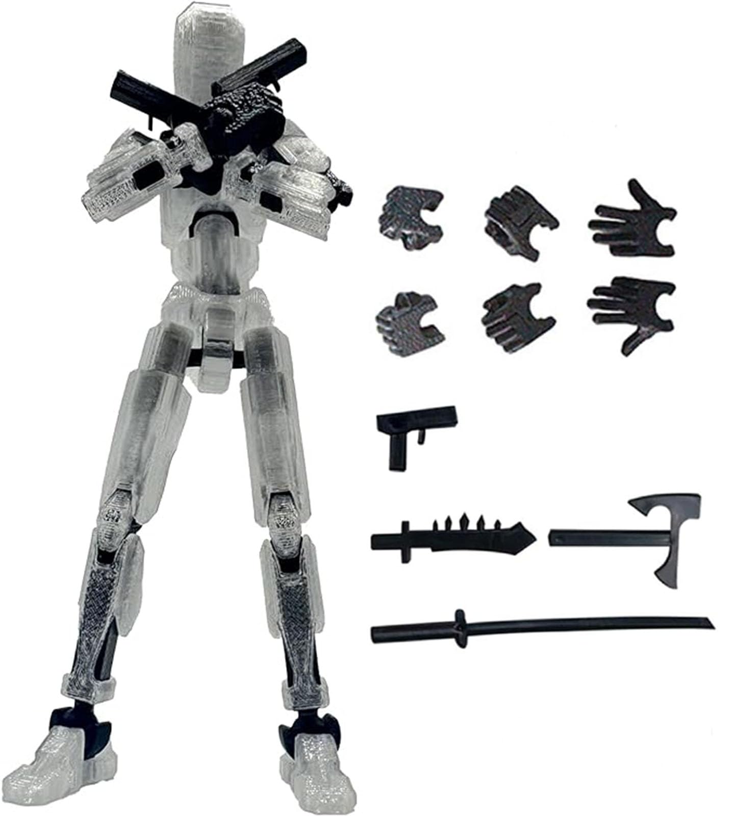 Amazon.com: WENLIN T13 Action Figure 3D Printed Movable Robot Dummy13 ...